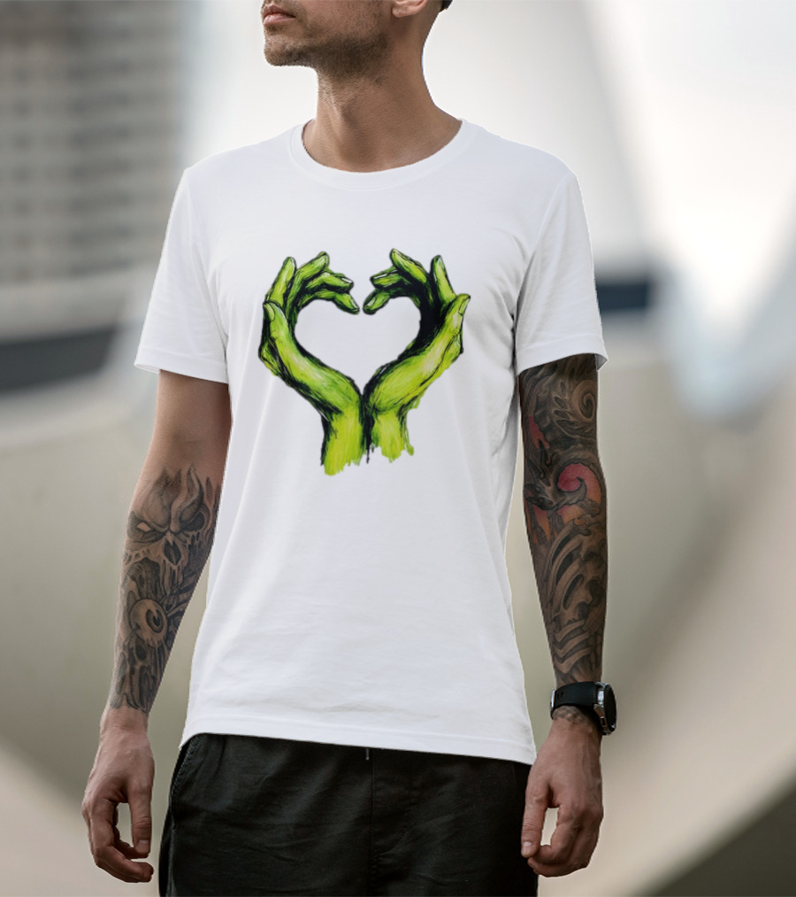 Green Hands Heart Love T-Shirt