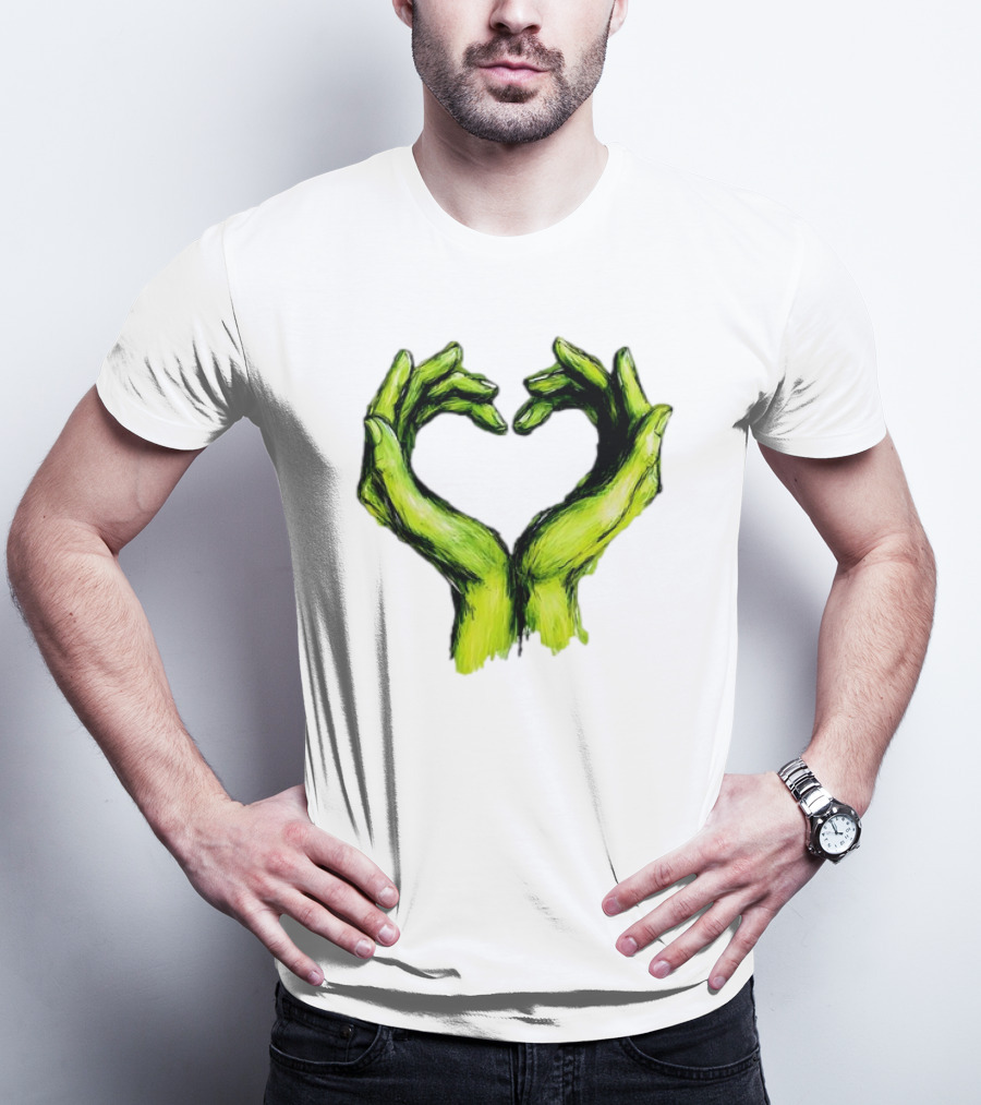 Green Hands Heart Love T-Shirt