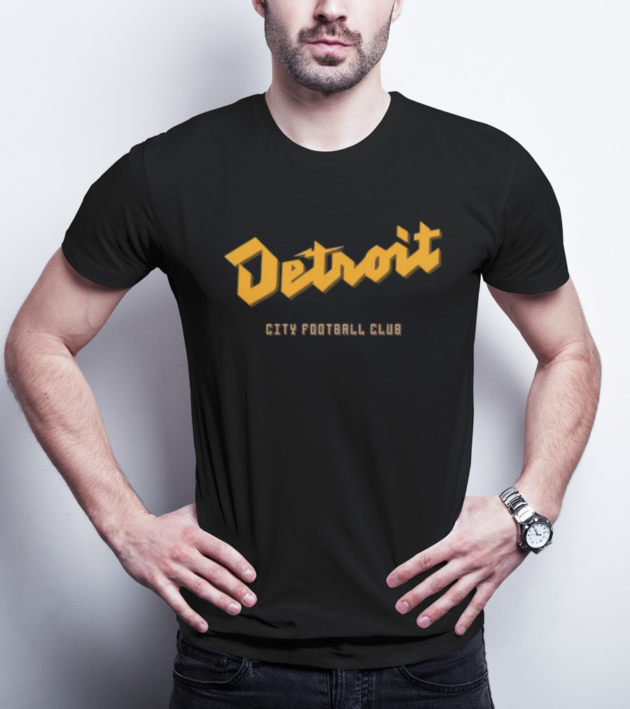 Detroit City Football Club Dan Campbell T-Shirt