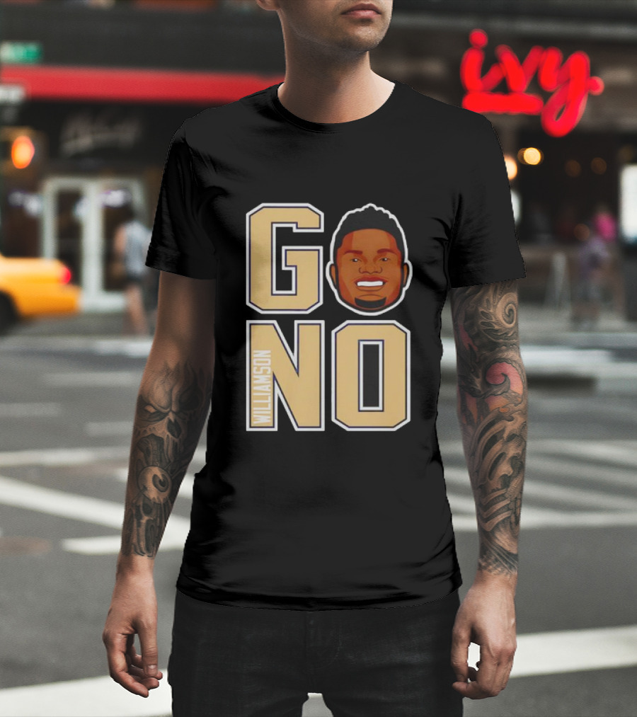 Zion Williamson GO NO Face Basketball T-Shirt