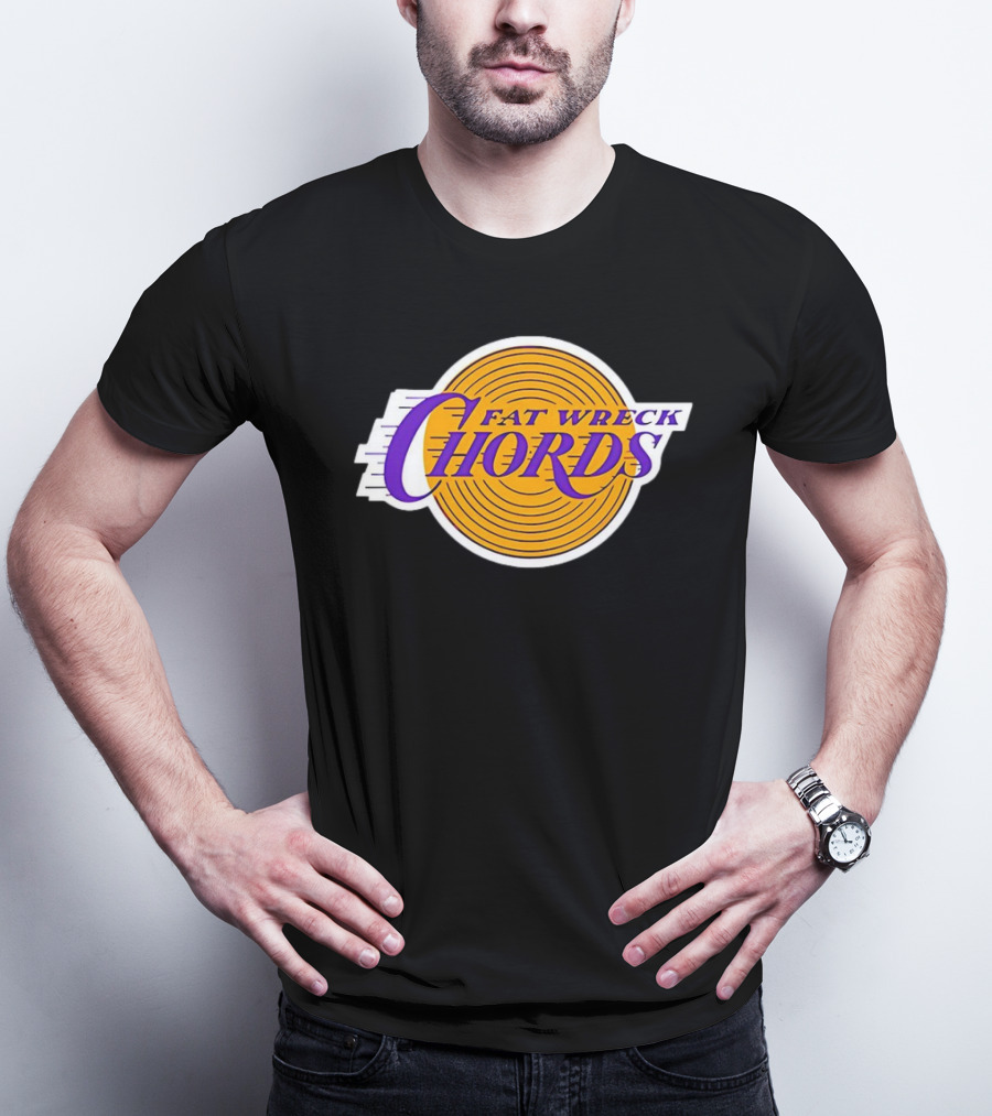 Los Angeles Lakers Fat Wreck Chords Logo San Pedro T-Shirt