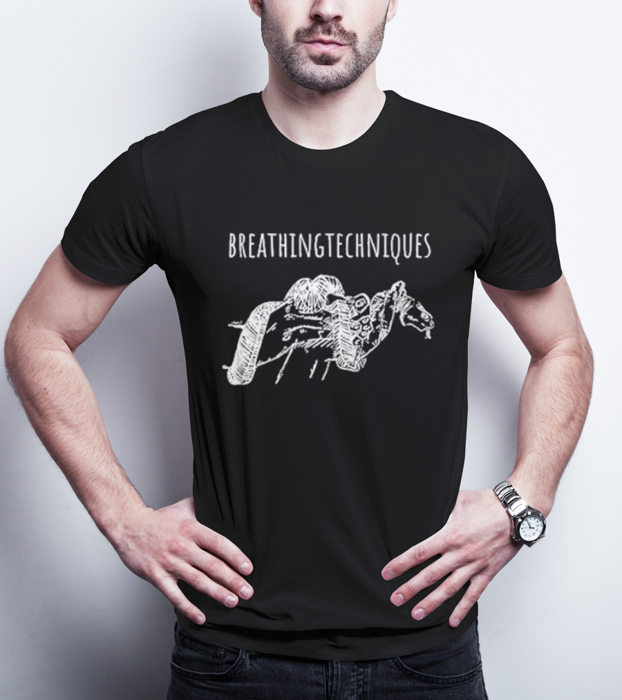 Breathing Techniques Illustrated Snake Sketch Marcus Theatrics T-Shirt