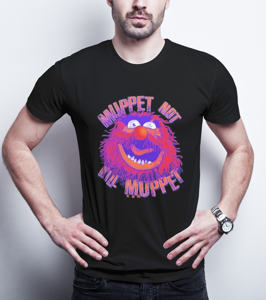 Muppet Not Kill Muppet Animal 1984 T-Shirt