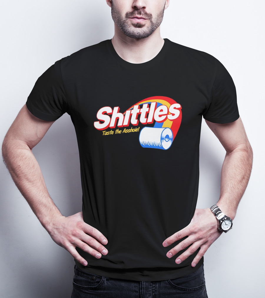 Shittles Taste The Asshole Toilet Paper T-Shirt