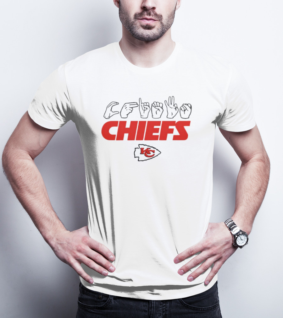 Chiefs Love Sign KC Arrowhead Football Chiefs T-Shirt