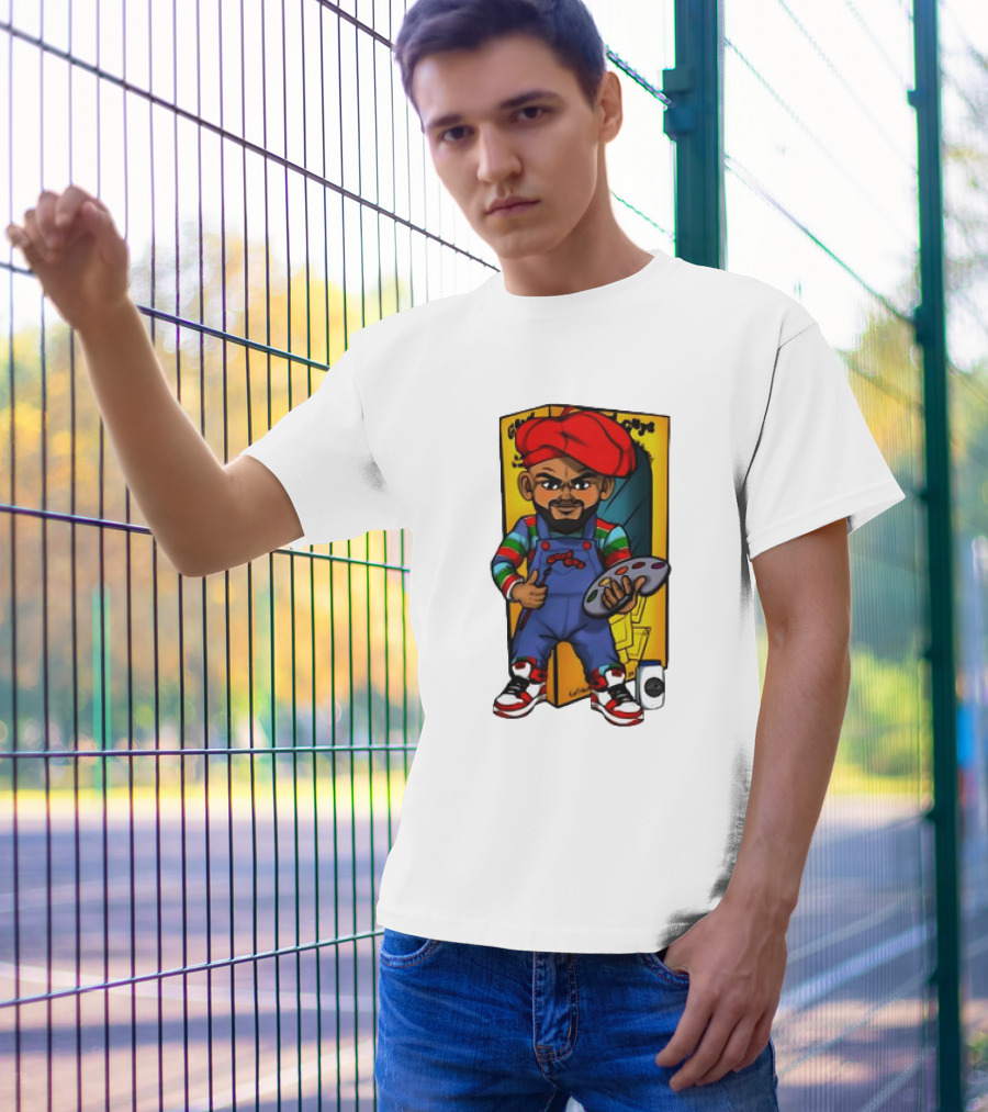 The Real McCoy JDX Cartoon Artist With Palette And Brush T-Shirt