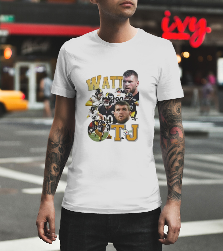 Watt Tj Pittsburgh Steelers Football 90 T-Shirt