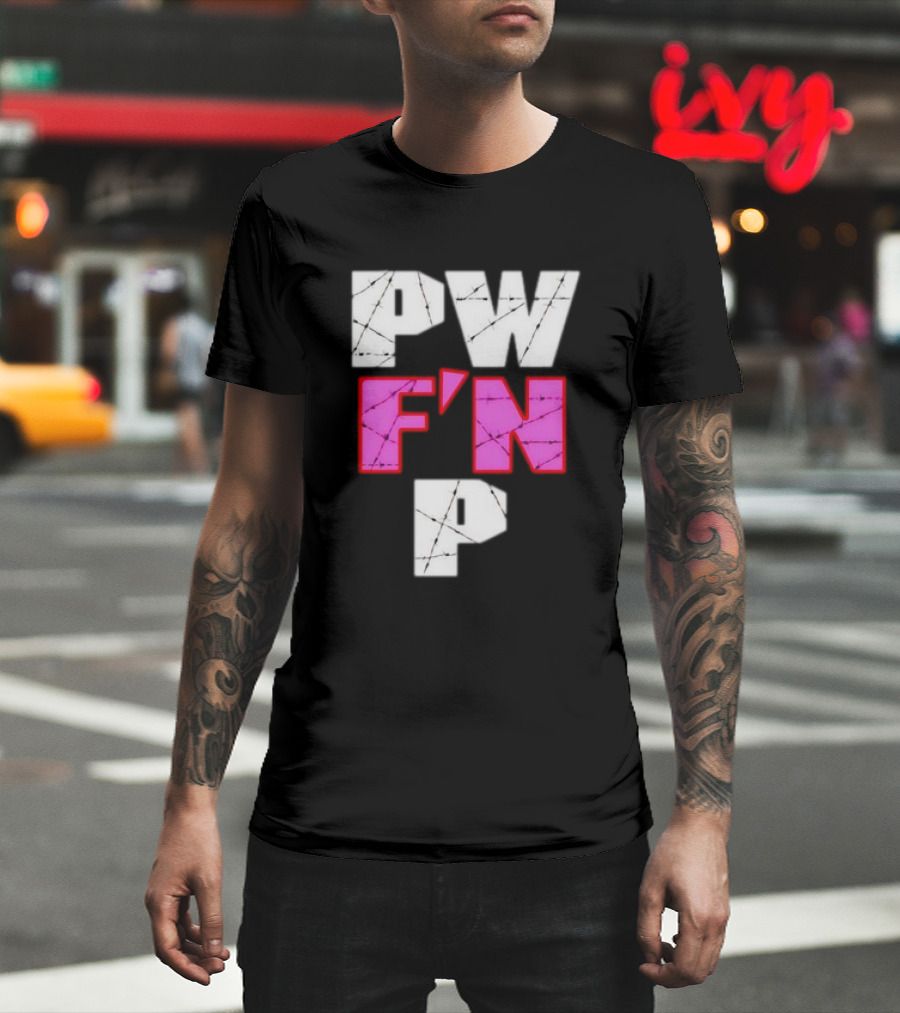 Chris Havius PW F’N P Retro Barbed Wire T-Shirt