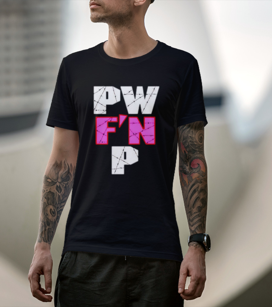Chris Havius PW F’N P Retro Barbed Wire T-Shirt