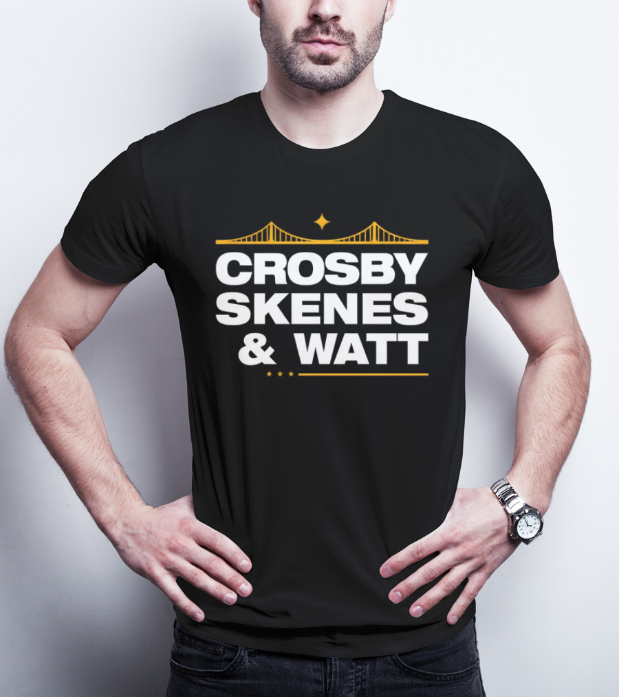 Crosby Skenes And Watt Bridge Stars T-Shirt