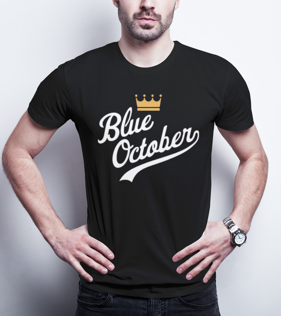 Kansas City Royals Blue October Crown T-Shirt