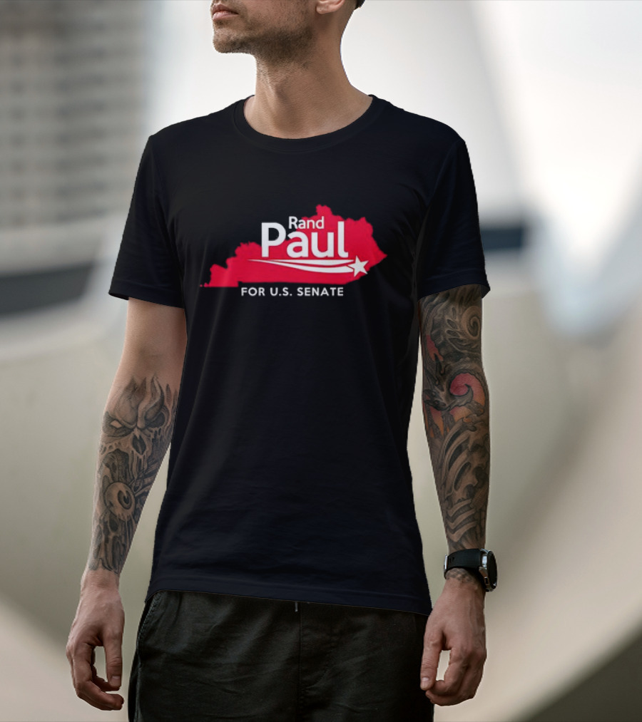 Rand Paul For U.S. Senate Kentucky Map Campaign T-Shirt