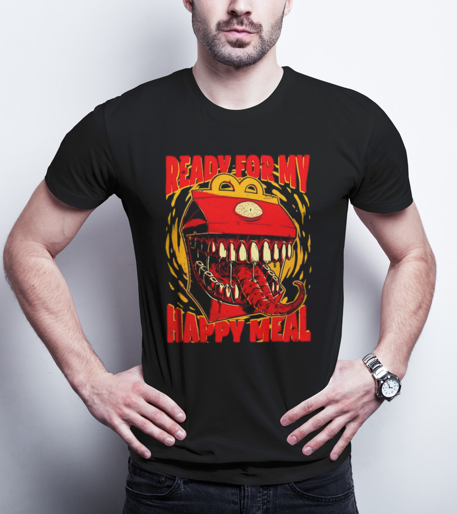 Ready For My Happy Meal Mimic Dungeons And Dragons T-Shirt