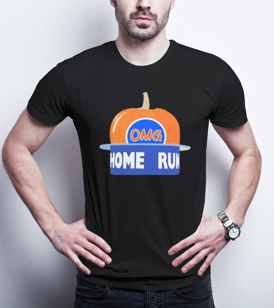 Playoff Pumpkin OMG Home Run New York T-Shirt