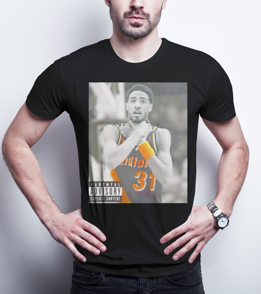 Tyrese Haliburton X Reggie Miller Indiana Pacers Knicks Killers Parental Advisory 31 T-Shirt