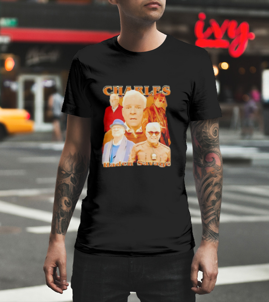 Charles Haden Savage Steve Martin Vintage Bootleg T-Shirt