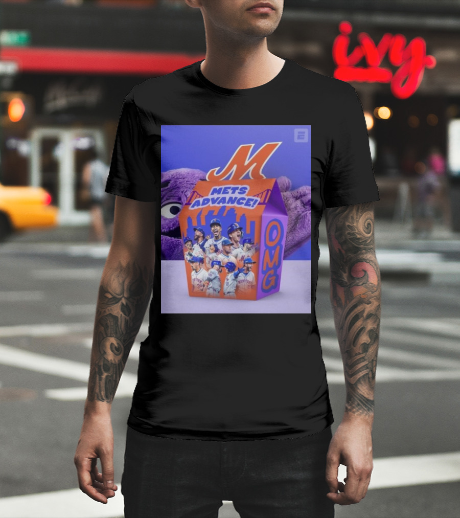 OMG Mets Advance Moving On To The NLCS T-Shirt