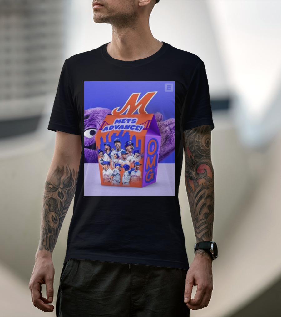 OMG Mets Advance Moving On To The NLCS T-Shirt
