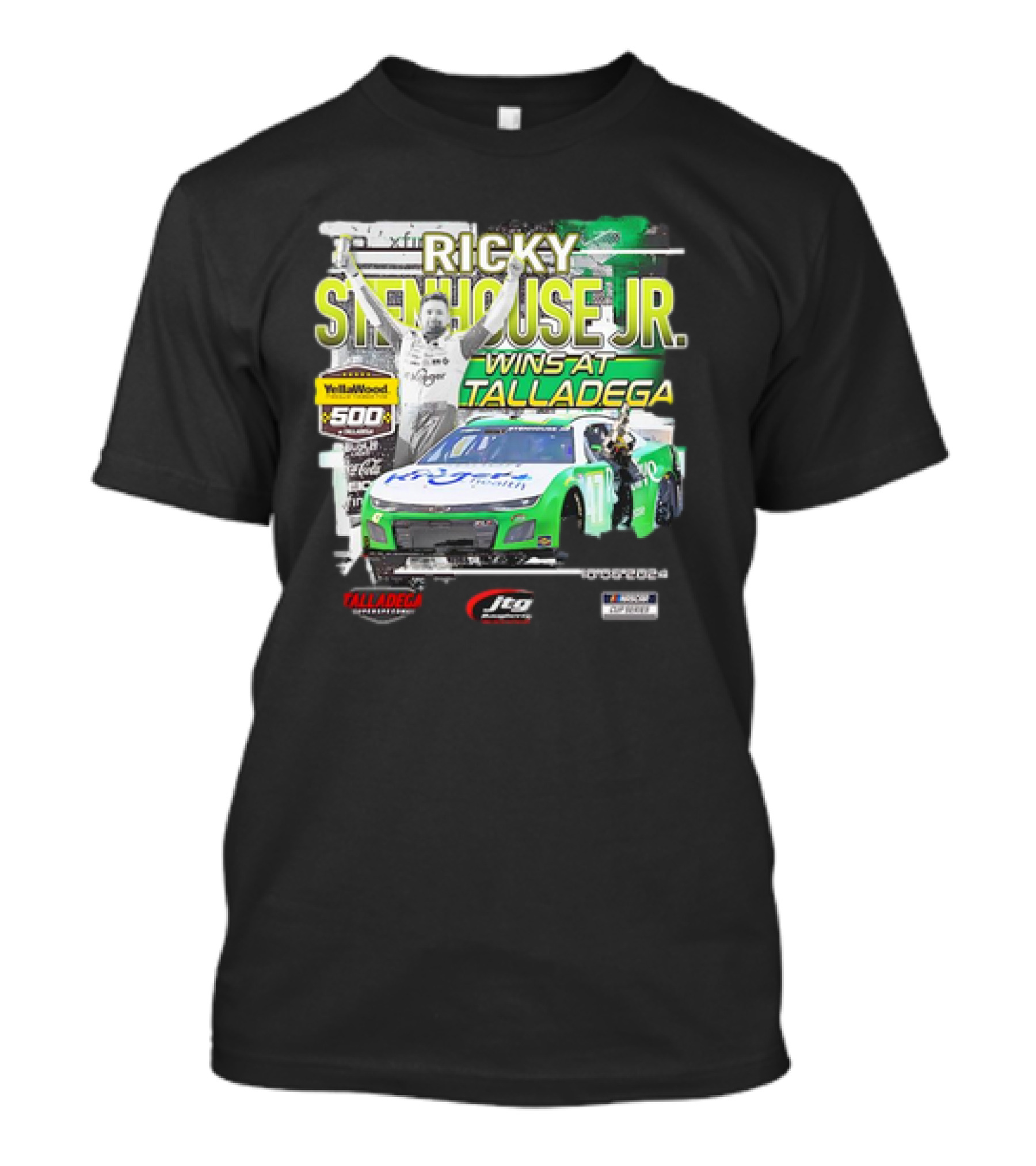 Ricky Stenhouse Jr. Wins At Talladega YellaWood 500 Race T-Shirt