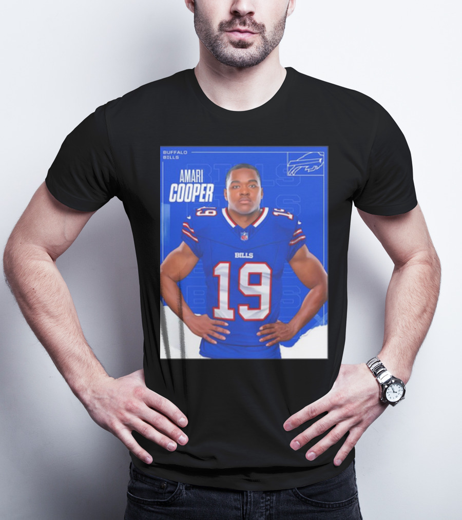 Amari Cooper Buffalo Bills NFL Football Player Card T-Shirt