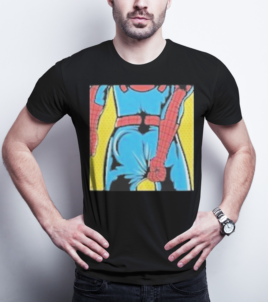 Spider-Man Suit Tightness Issue Visual Pop T-Shirt