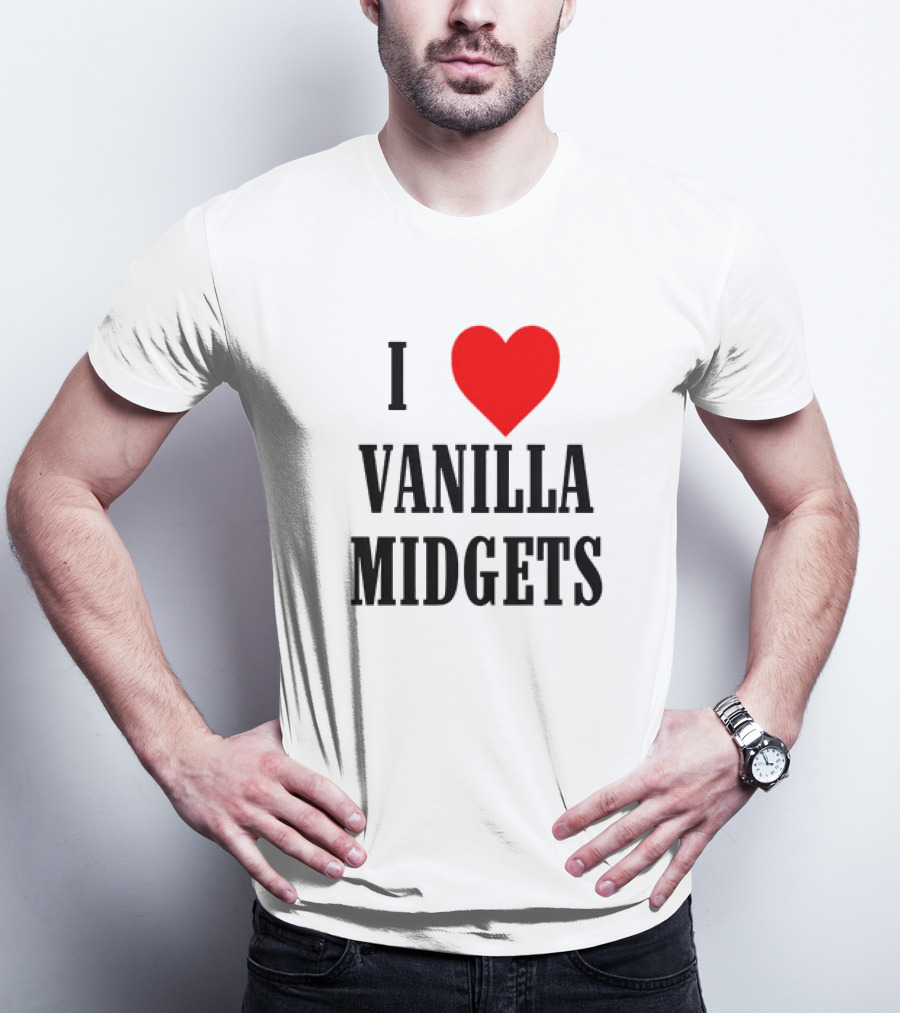 I Heart Vanilla Midgets Fun T-Shirt