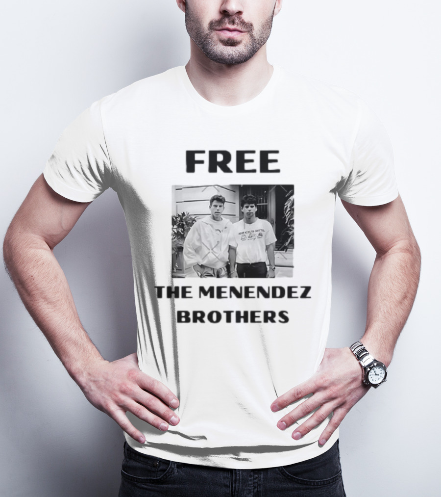 Free The Menendez Brothers Photo T-Shirt
