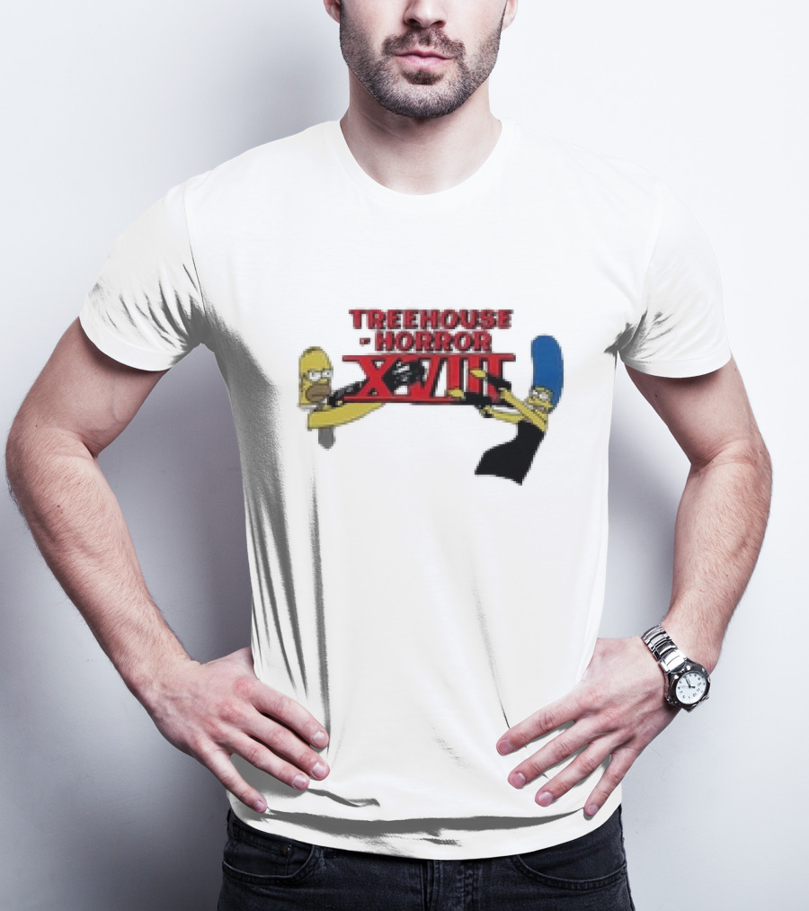 Treehouse Of Horror XVIII The Simpsons Homer Marge Babbitt Revived T-Shirt