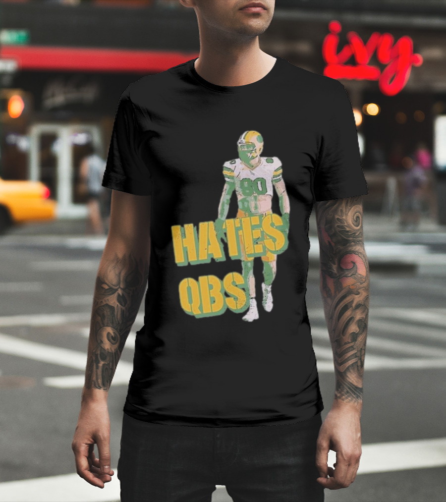 Donald Driver 80 Hates QBs T-Shirt