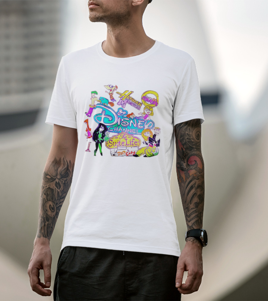 Disney Channel The Suite Life That’s So Raven Hannah Montana Kim Possible Phineas And Ferb T-Shirt