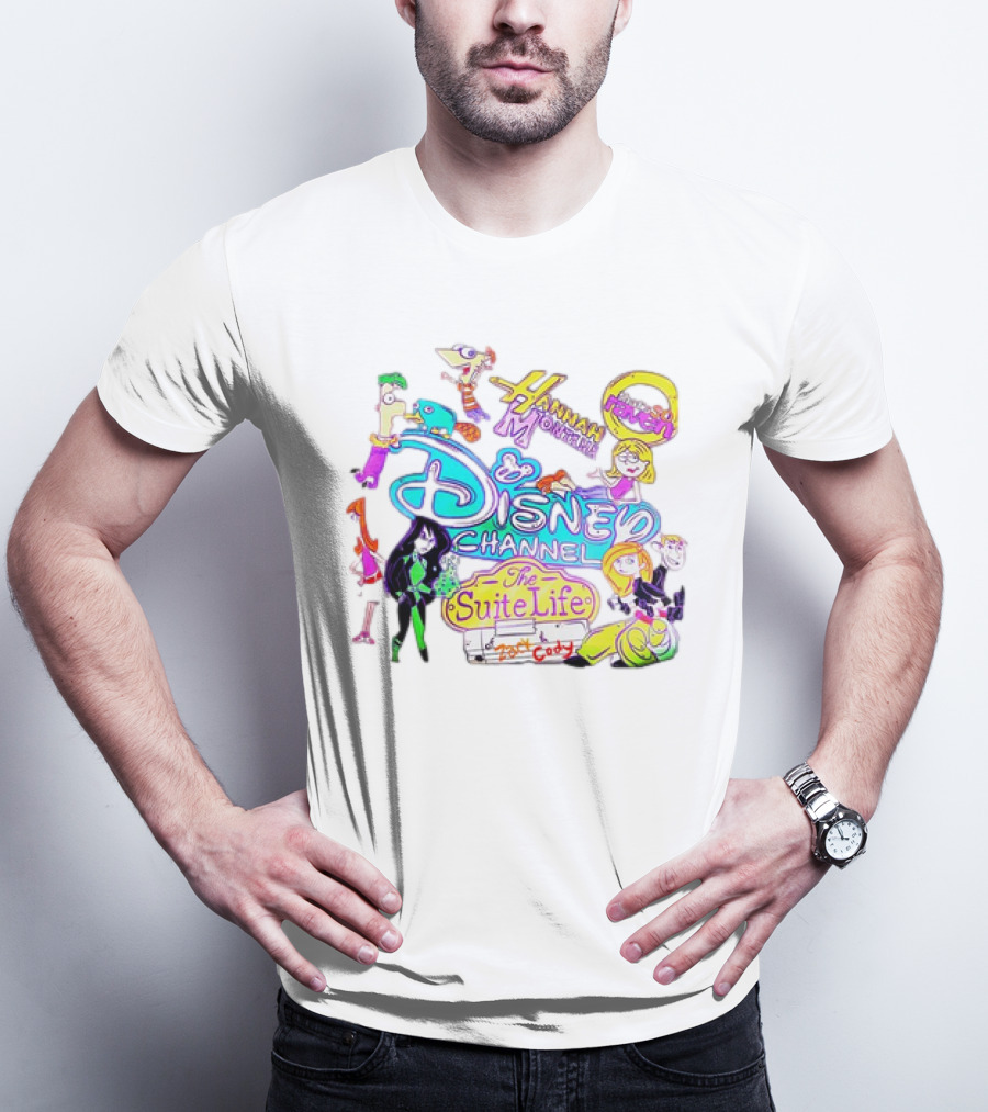 Disney Channel The Suite Life That’s So Raven Hannah Montana Kim Possible Phineas And Ferb T-Shirt