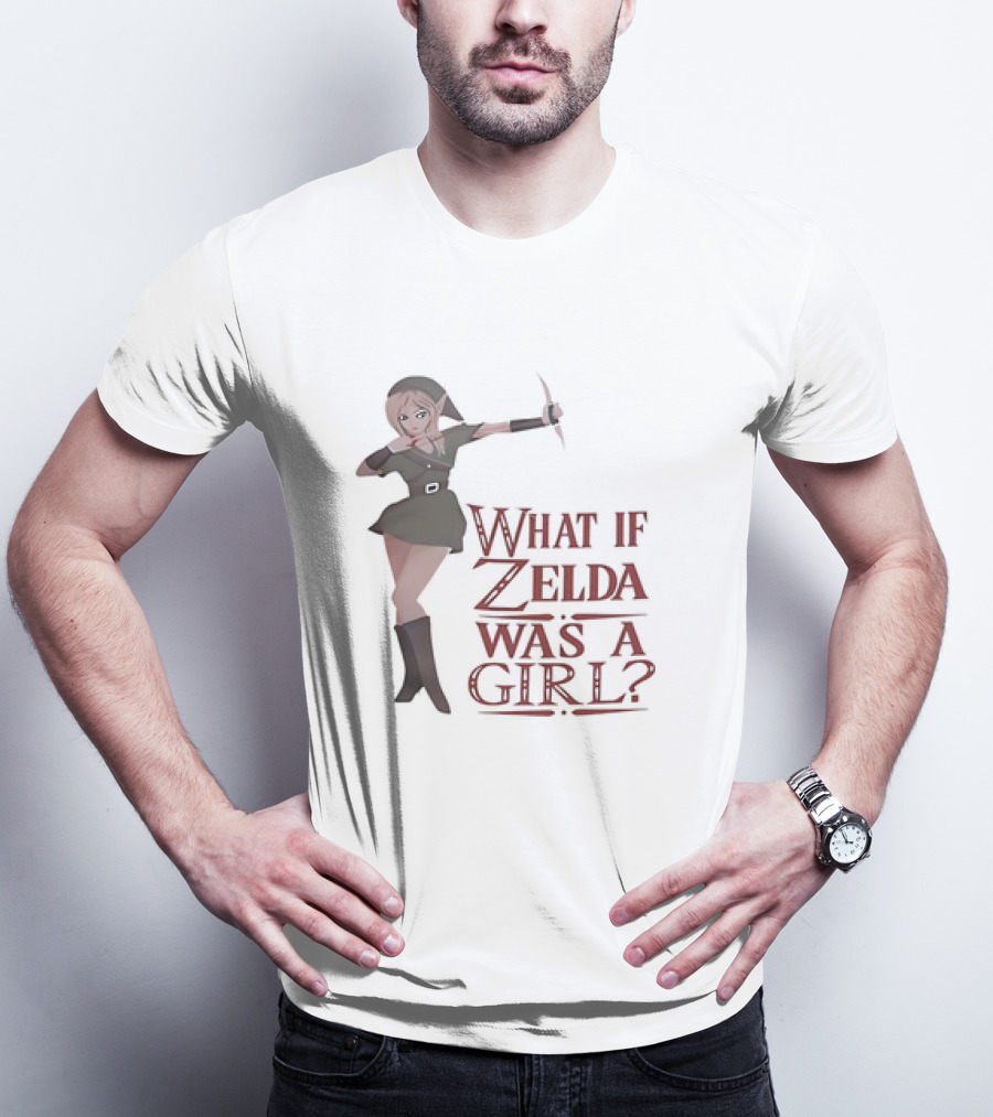 Josh Sawyer What If Zelda Was A Girl? T-Shirt