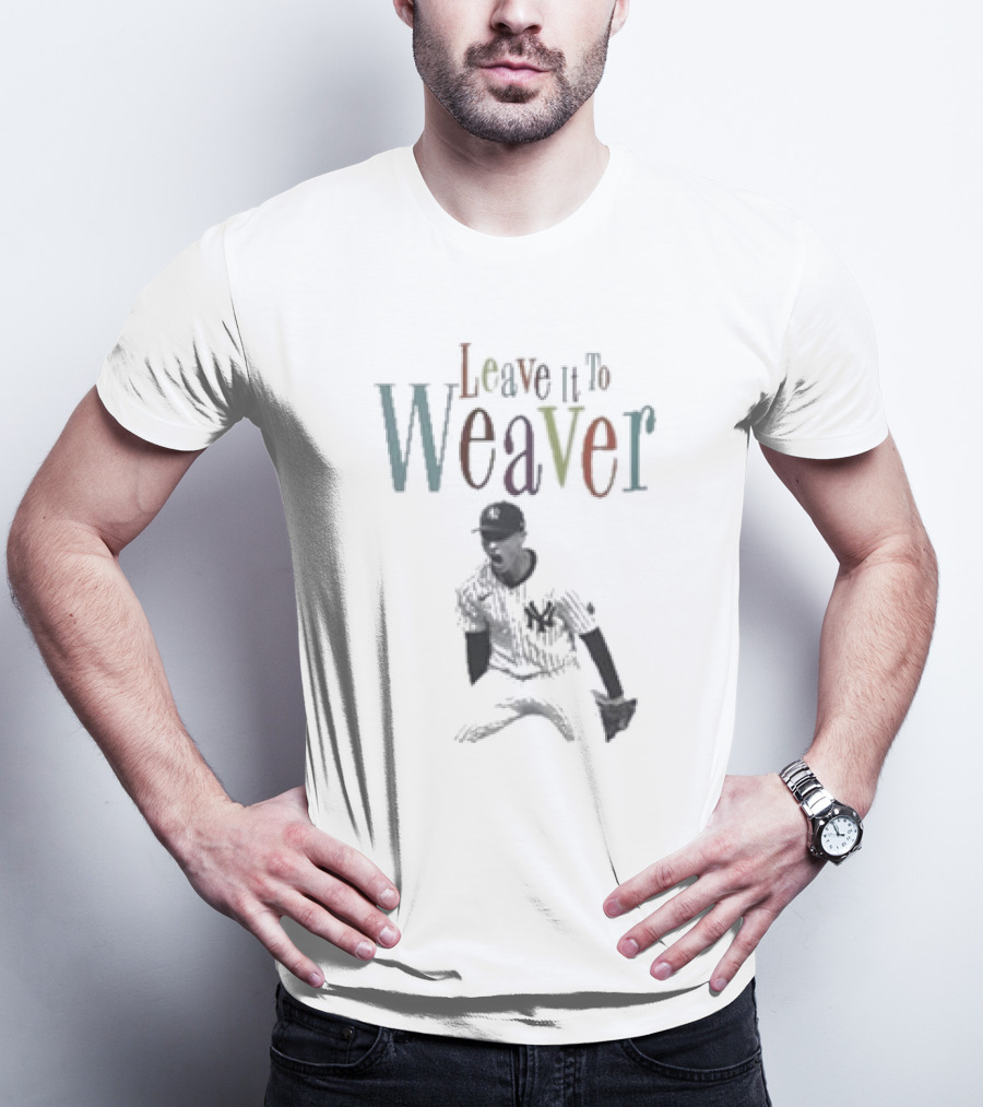 Leave It To Weaver New York Yankees Luke Weaver Pitching T-Shirt