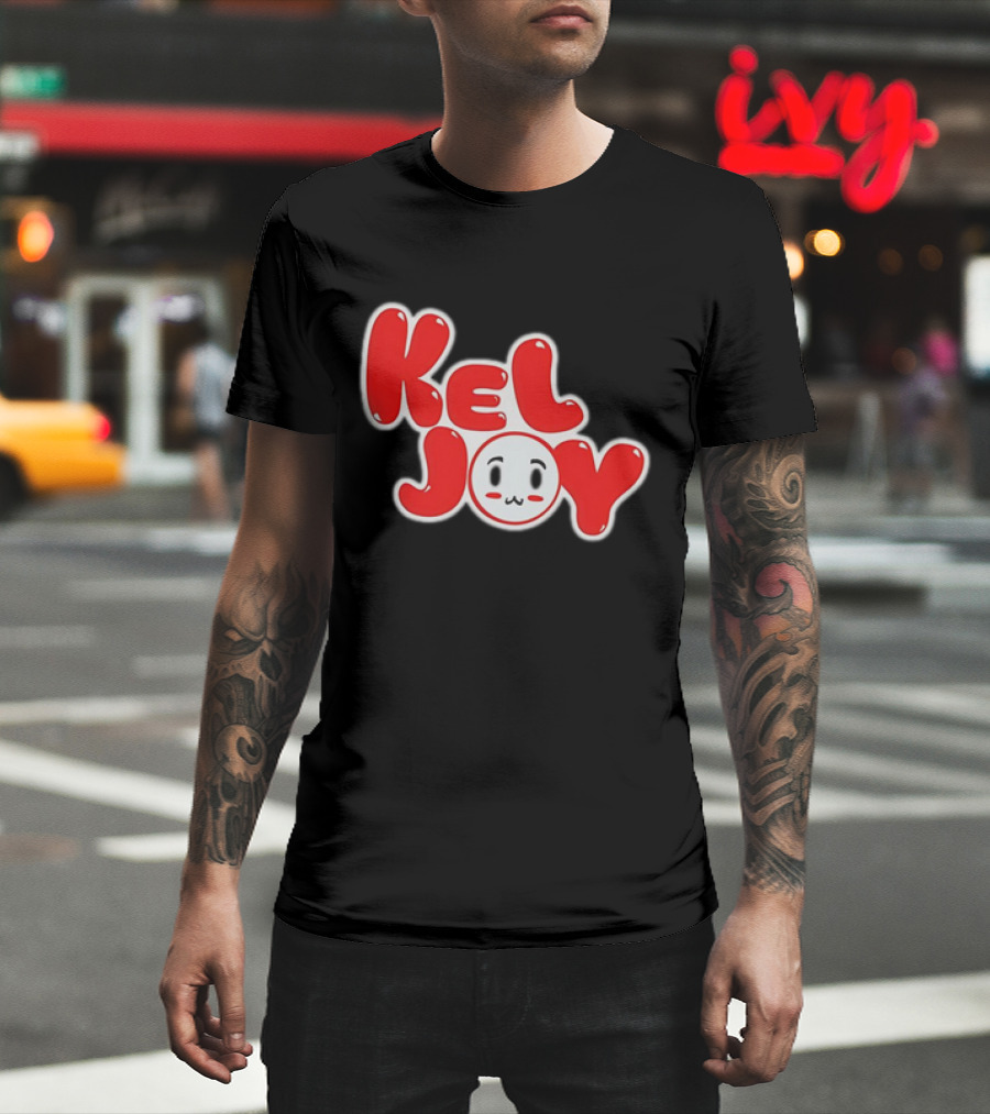Kel Joy Cute Character Face T-Shirt