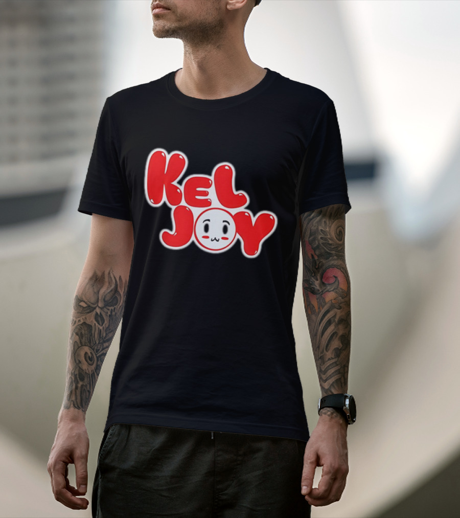 Kel Joy Cute Character Face T-Shirt