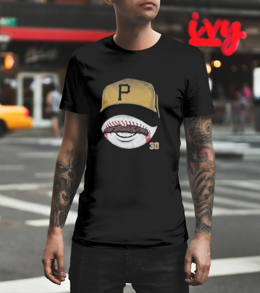 Paul Skenes Pittsburgh Pirates Mustache Baseball Cap 30 T-Shirt