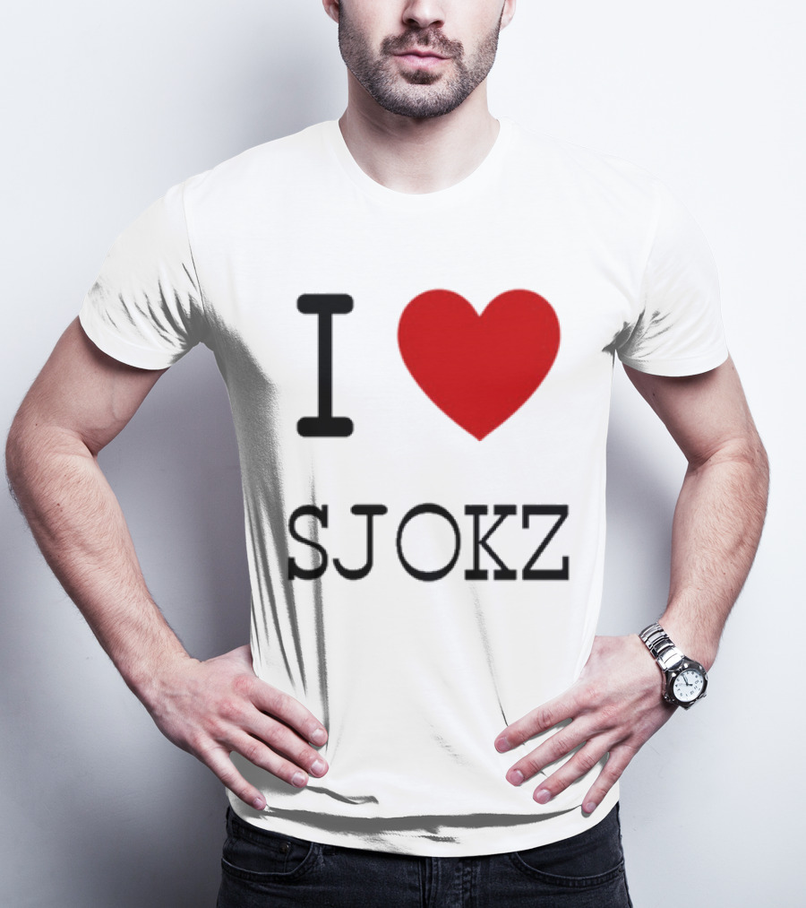 I Love Sjokz Fan T-Shirt Celebrating Popular Presenter T-Shirt