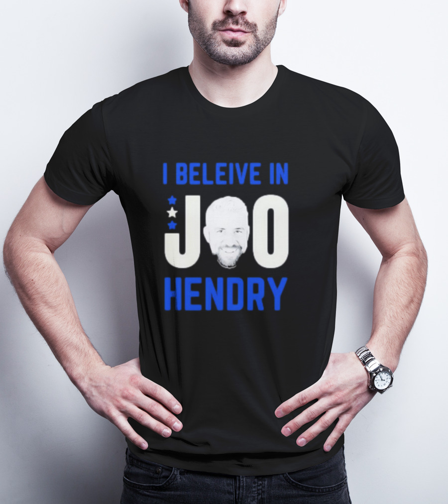 I Believe In Joe Hendry Star Face图案 T-Shirt