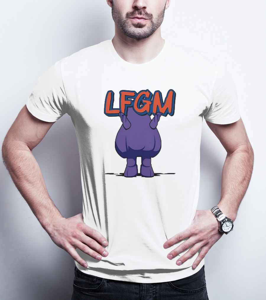 Grimace Holding LFGM Sign T-Shirt