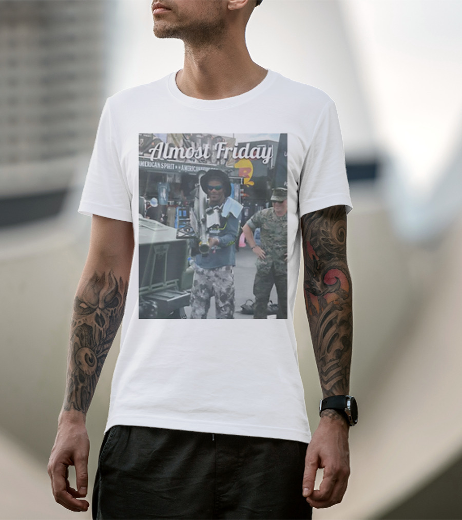 Almost Friday Rocket Launcher Fun Lamar Jackson T-Shirt