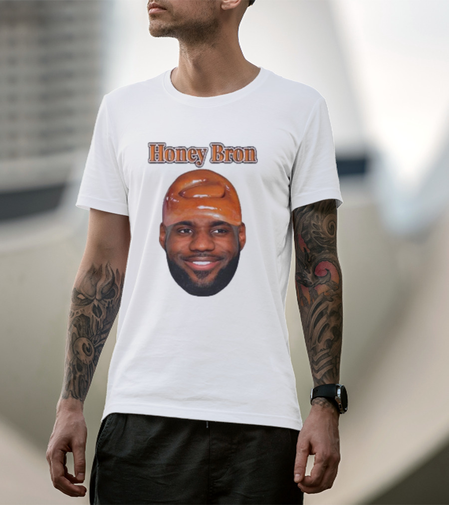 Honey Bron Lebron James Honey Brown Face T-Shirt