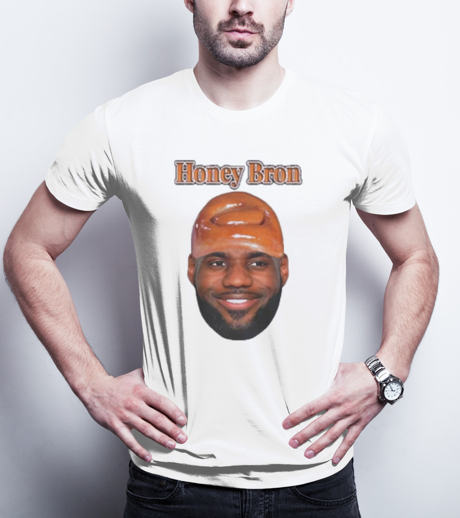 Honey Bron Lebron James Honey Brown Face T-Shirt