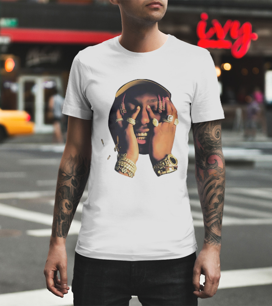 Lil Yachty Rap Hip Hop Jewelry Face Expression T-Shirt