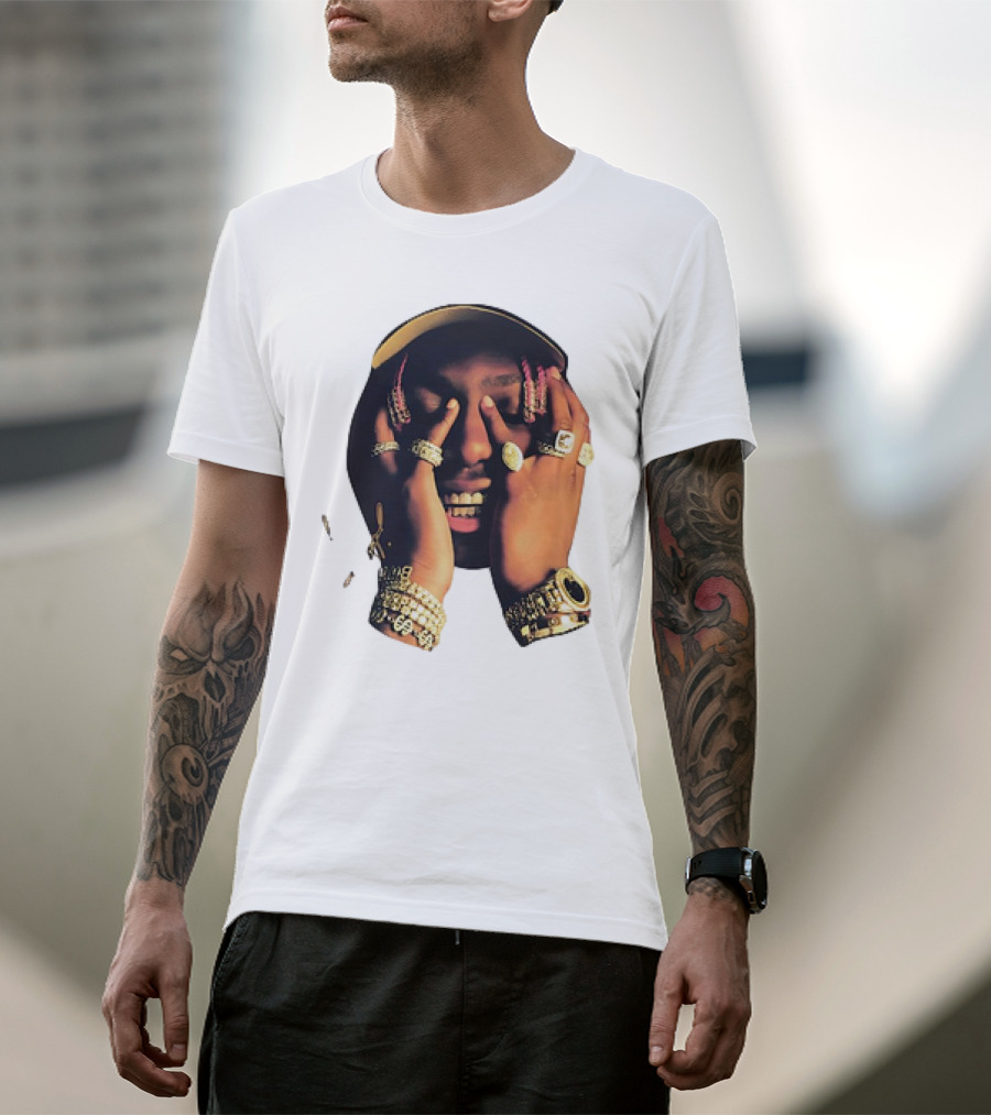 Lil Yachty Rap Hip Hop Jewelry Face Expression T-Shirt