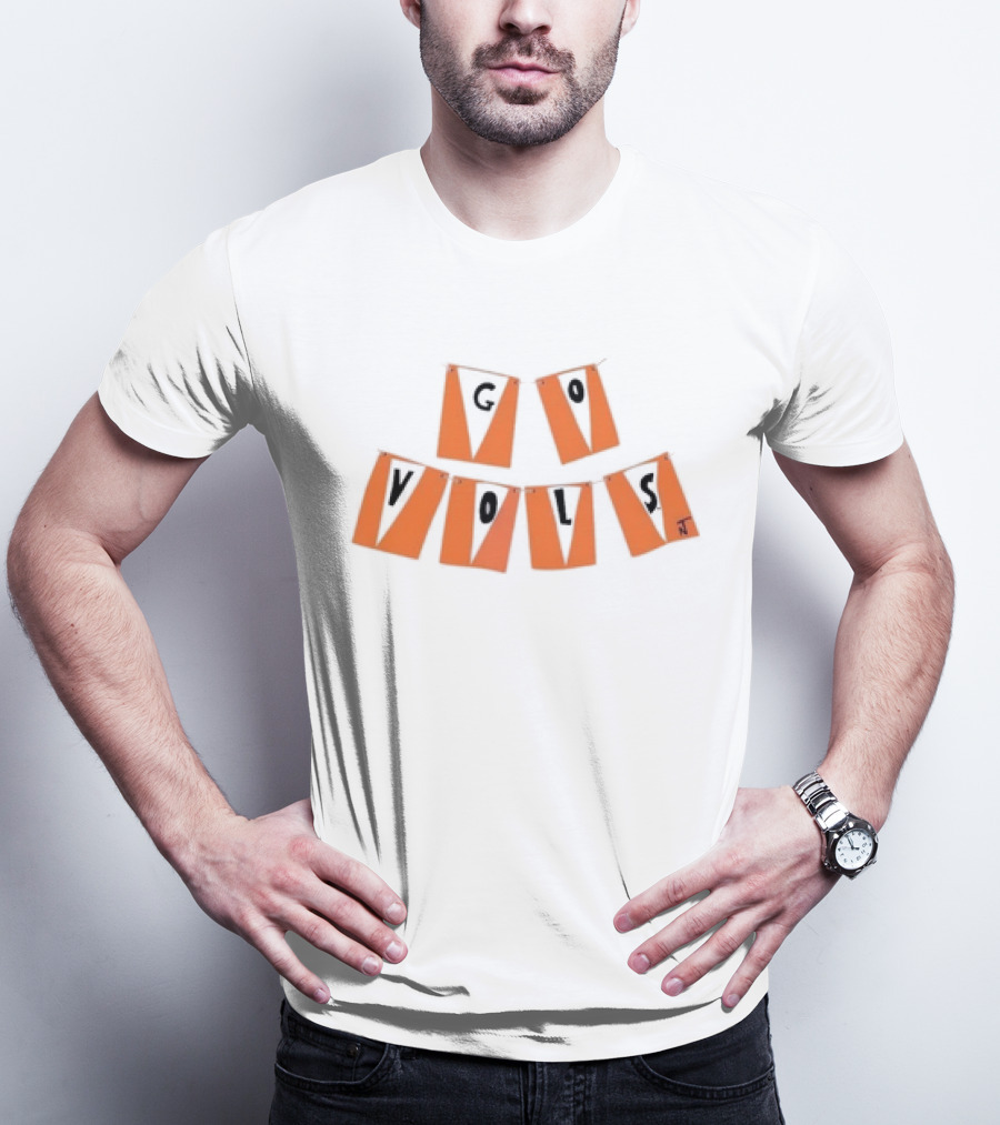 Nolan Turner Go Vols Orange Pennant Banner T-Shirt