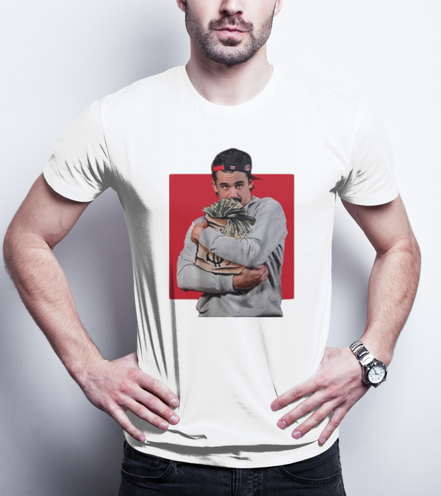 Seth Jarvis $eth Jarvi$ BreakingT Money Bag Hug T-Shirt