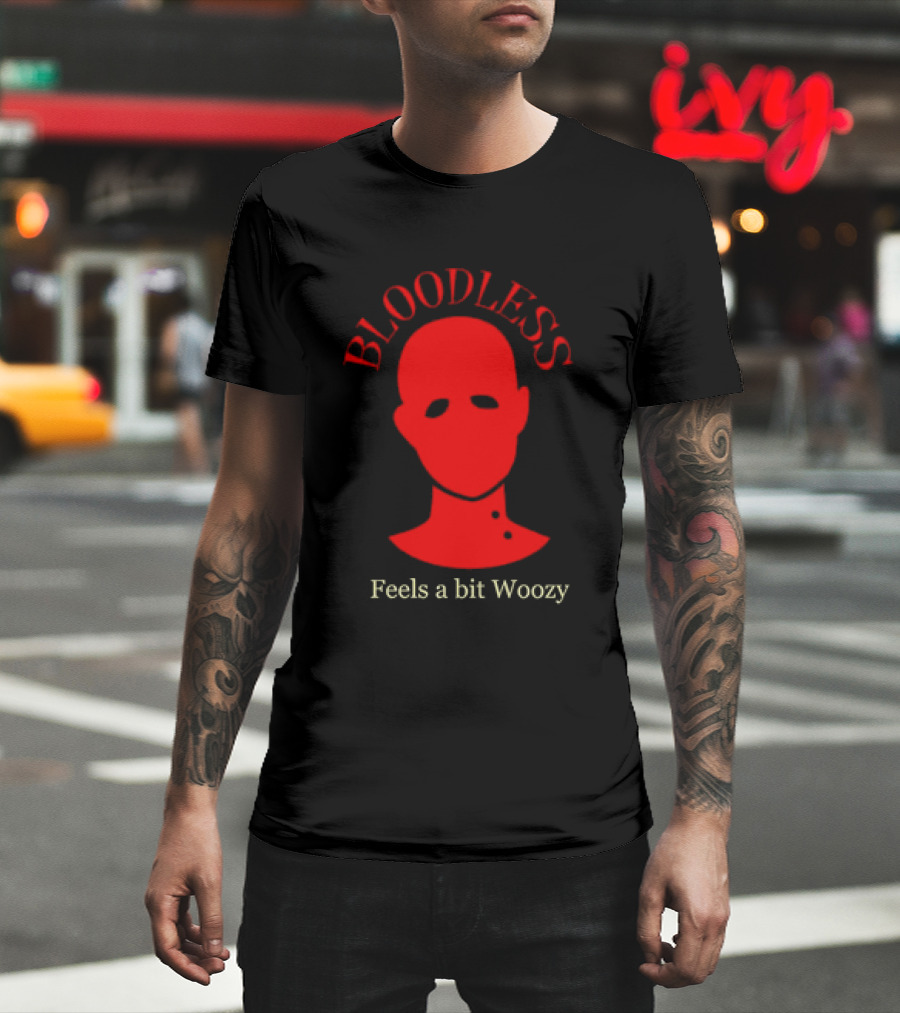 Bloodless Feels A Bit Woozy Red Mask T-Shirt