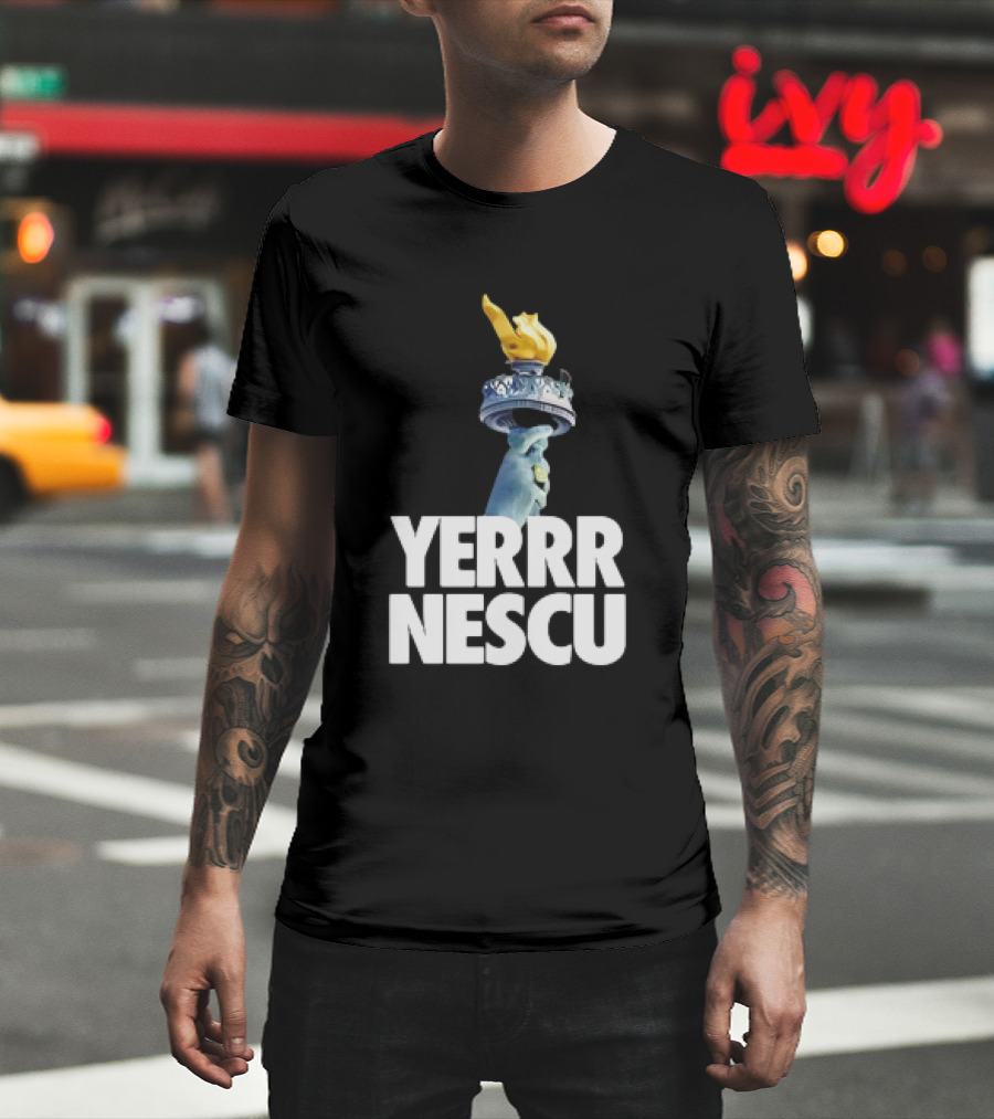 Yerrrnescu Statue Of Liberty Torch T-Shirt