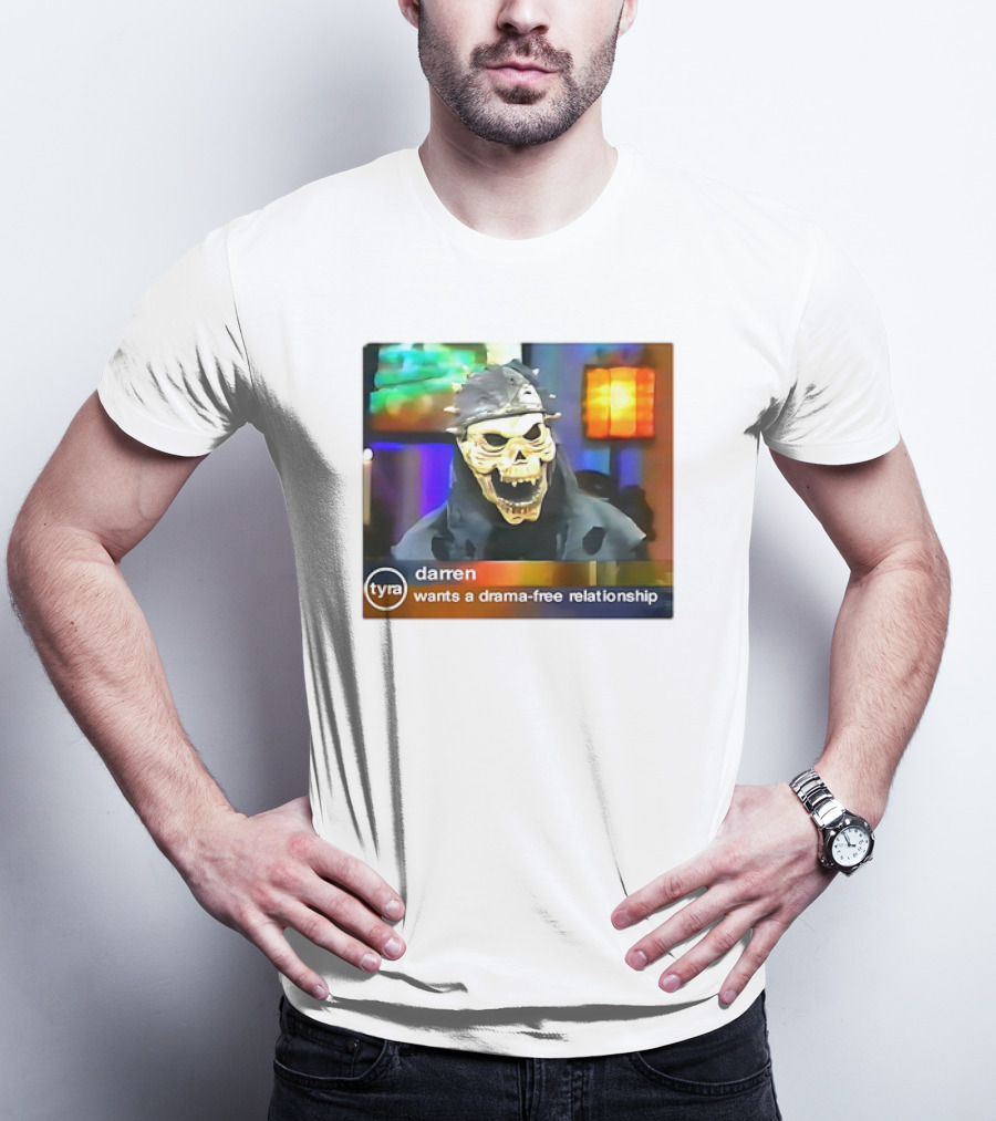 Tyra Darren Wants A Drama-Free Relationship Skeleton Mask T-Shirt
