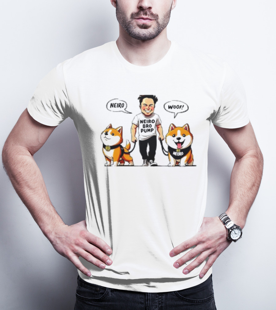 Neiro Bro Pump Woof Neiro Dog Coin T-Shirt